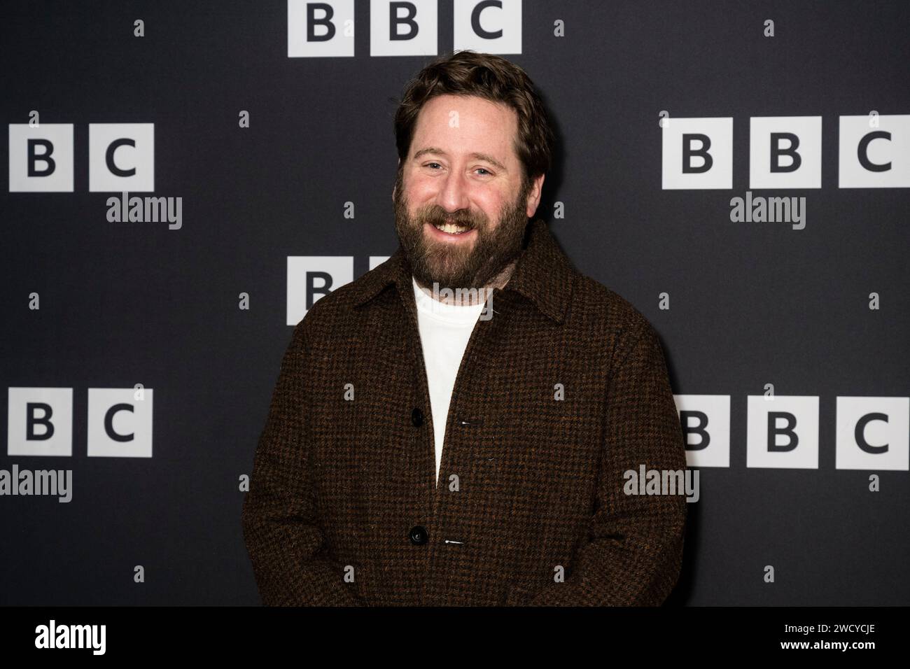 London, UK. 17 January 2024. Jim Howick at a cast photocall at the ...
