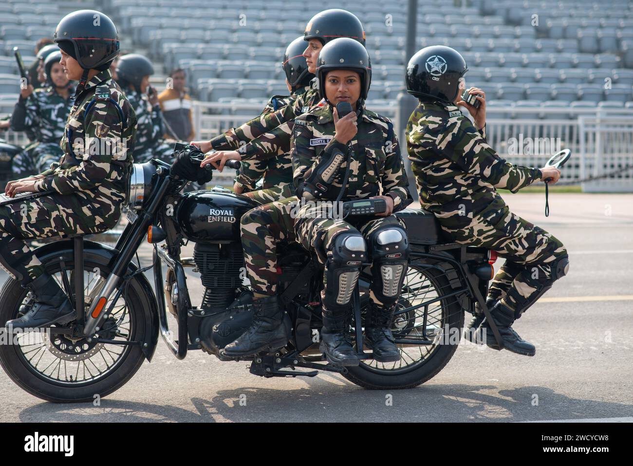 New Delhi, India. 17th Jan, 2024. The Central Reserve Police Force ...