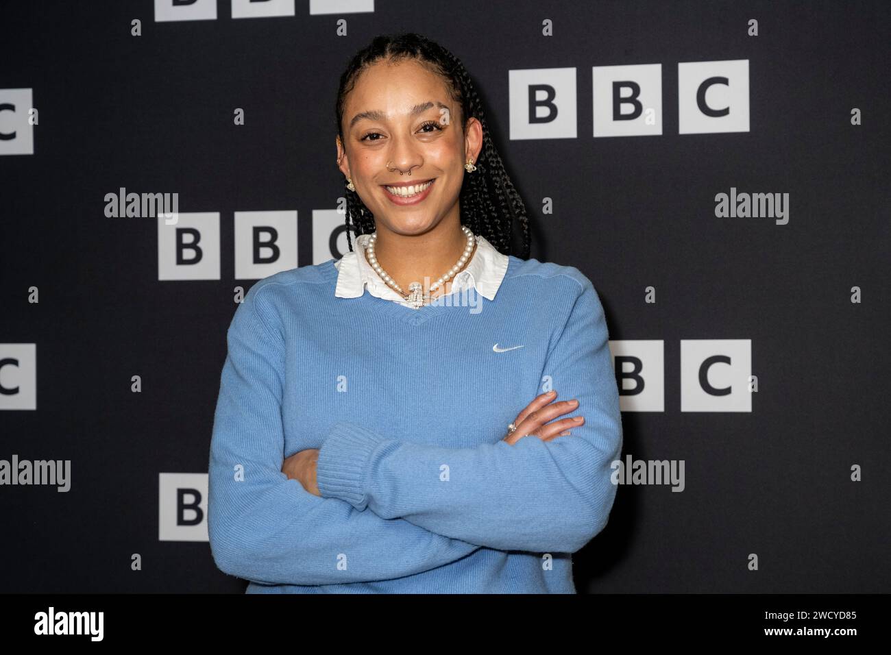 London, UK. 17 January 2024. Mica Ricketts at a cast photocall at the Curzon Bloomsbury for the ...