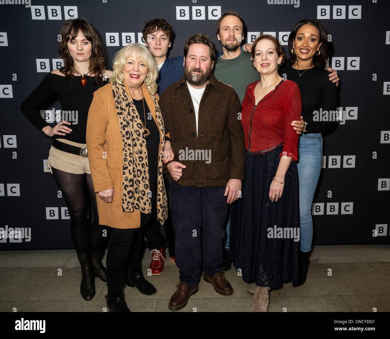 London, UK. 17 January 2024. (L to R) Freya Parks, Alison Steadman ...