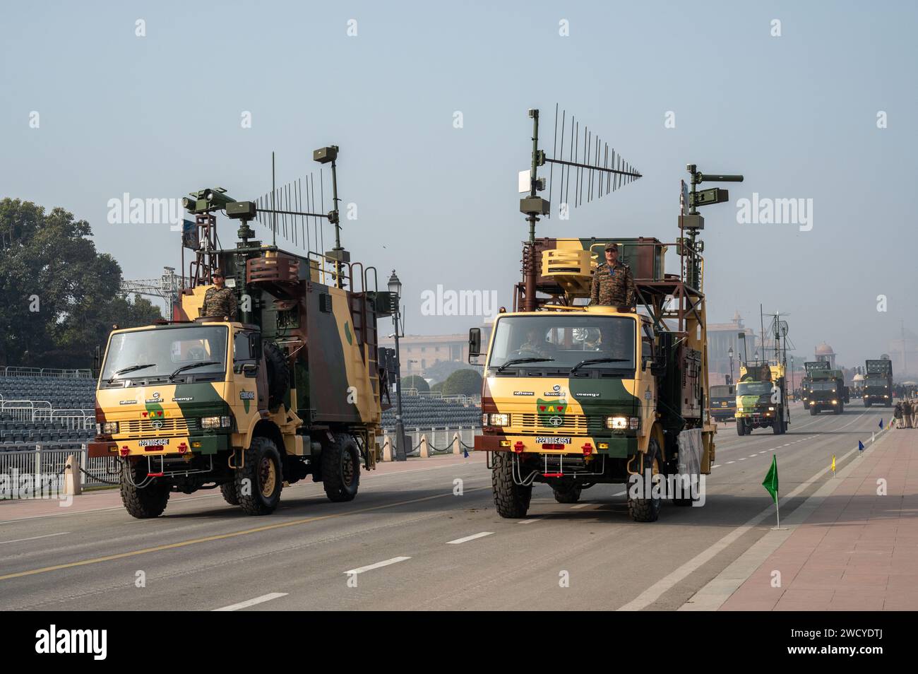 New Delhi, India. 17th Jan, 2024. Advanced Radar Systems take part ...