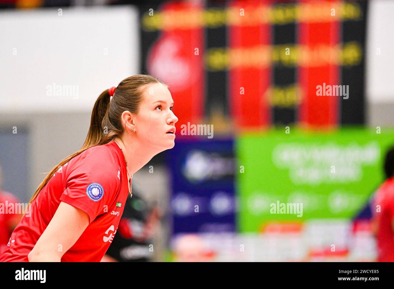 Dresden, Deutschland. 17th Jan, 2024. Pia Timmer (Dresdner SC, #1) CEV ...