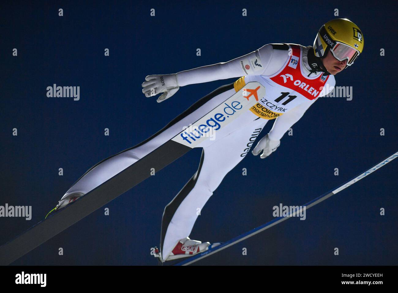 Szczyrk, Poland. 17th Jan, 2024. Eetu Nousiainen during the Viessmann ...