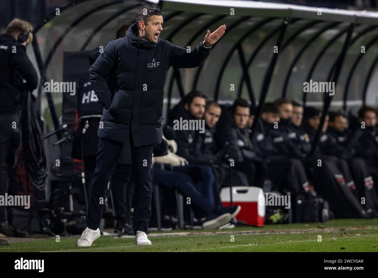 Nijmegen, Netherlands. 17th Jan, 2024. NIJMEGEN, Stadium De Goffert, 17 ...