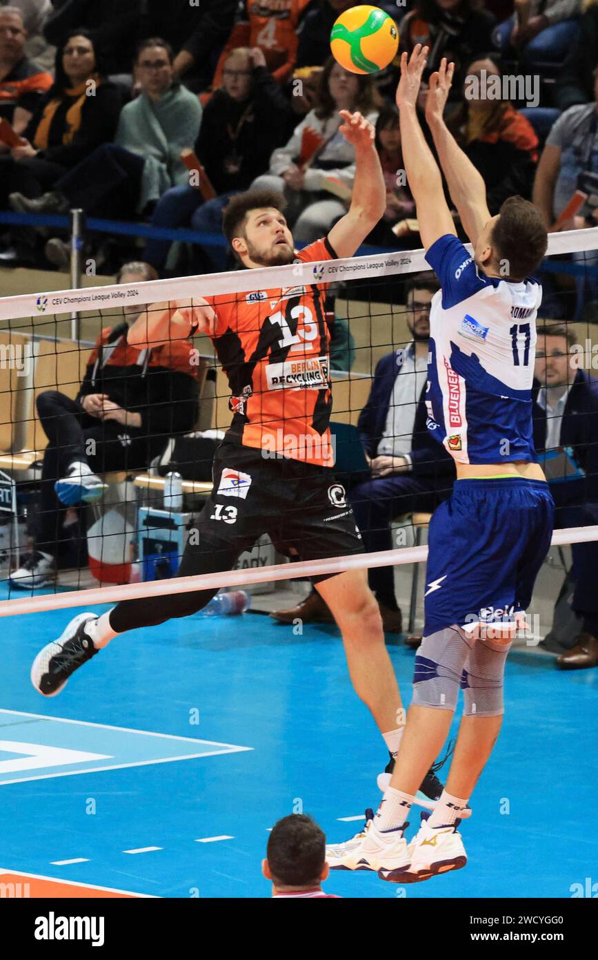 Berlin, Deutschland. 17th Jan, 2024. 17.01.2024, Max-Schmeling-Halle ...