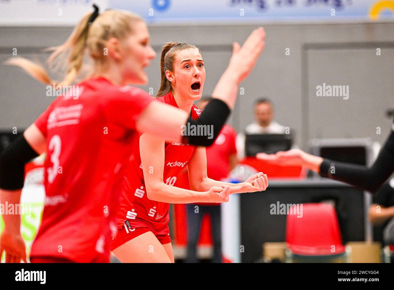 Dresden, Deutschland. 17th Jan, 2024. Sarah Straube (Dresdner SC, #18 ...