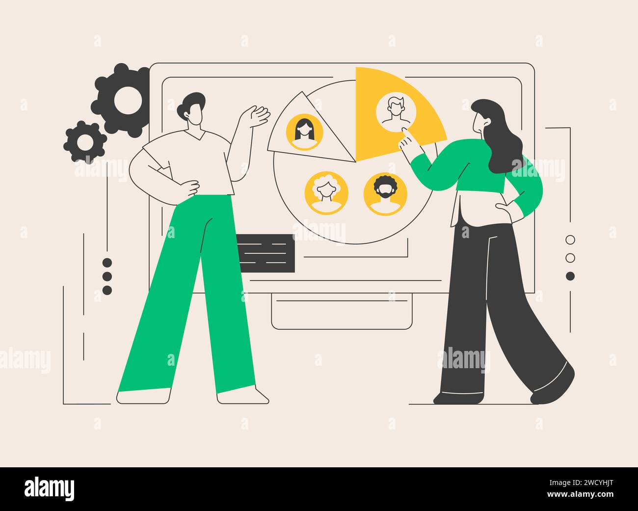 Target audience abstract concept vector illustration Stock Vector Image ...