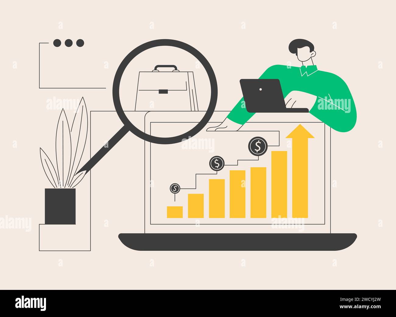 Boost sales abstract concept vector illustration Stock Vector Image ...