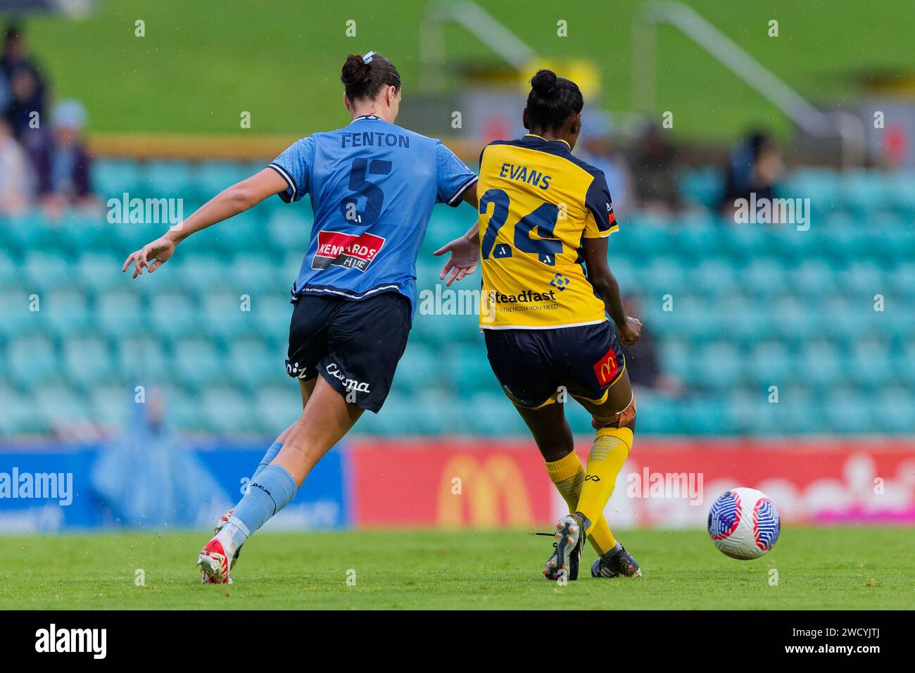 Sydney, Australia. 17th Jan, 2024. Kirsty Fenton of Sydney FC competes ...