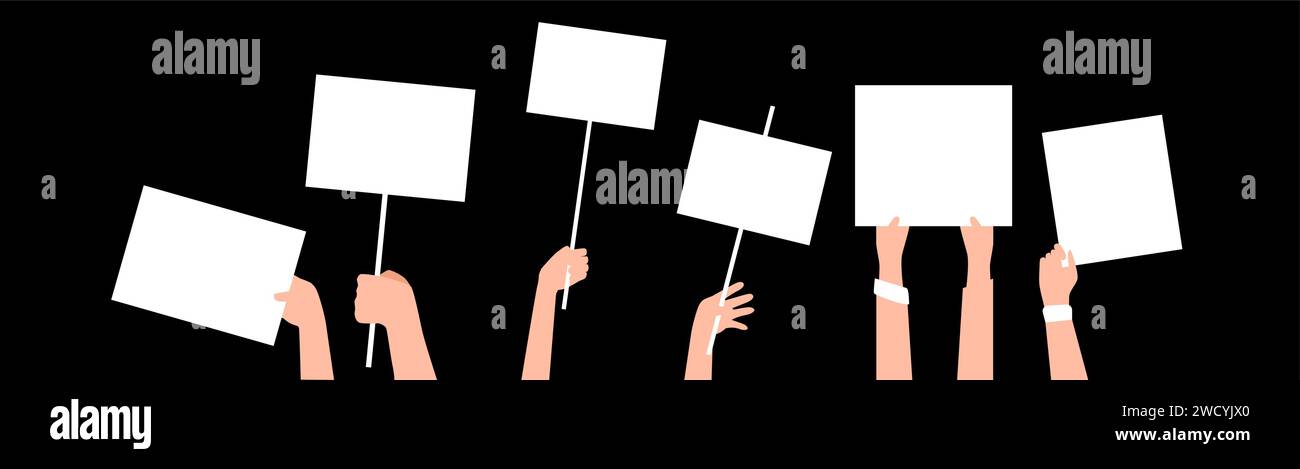 Posters on billboard advertising Stock Vector Images - Alamy