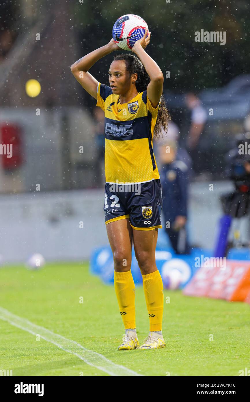 Sydney, Australia. 17th Jan, 2024. Jazmin Wardlow of the Mariners ...