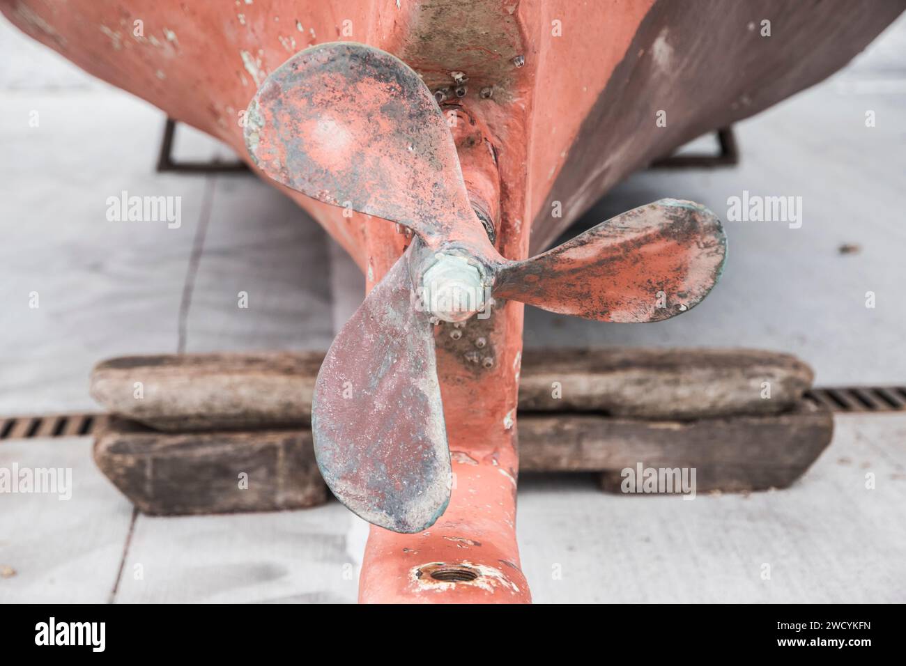 Propeller old fishing vessel hi-res stock photography and images - Alamy