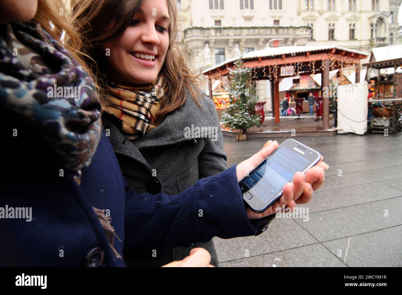 internet via wifi or wireless lan network connection on a smartphone ...