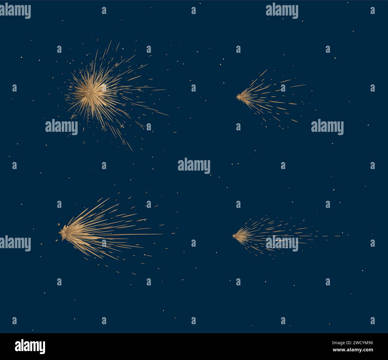 Star shines in space Stock Vector Images - Alamy