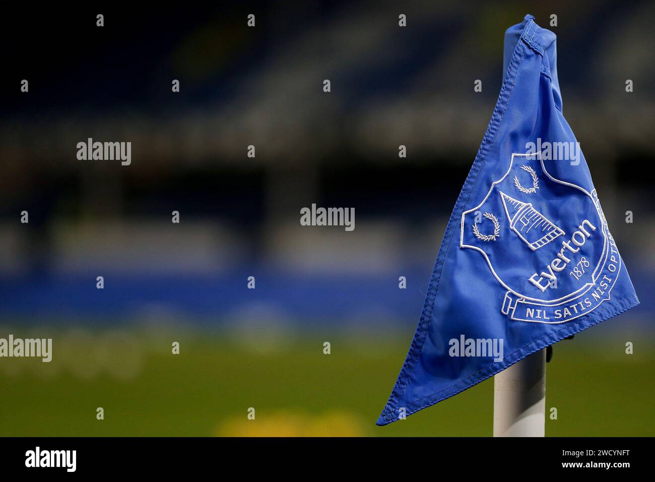 Liverpool, UK. 17th Jan, 2024. A general view of the Everton FC corner ...