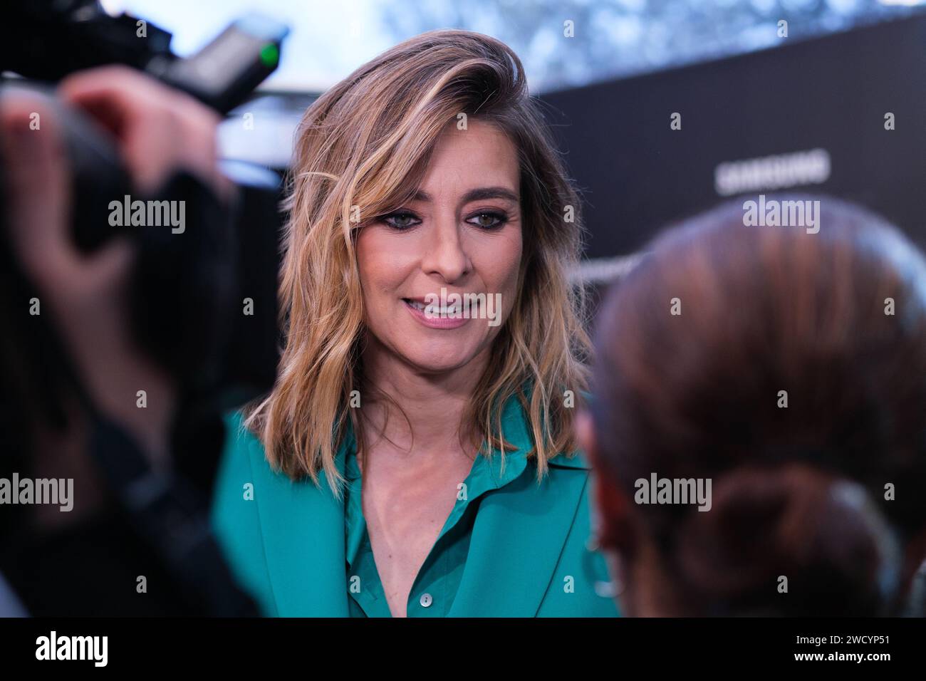 Sandra Barneda during at the Samsung Unpacked photocall on Real Jardín ...