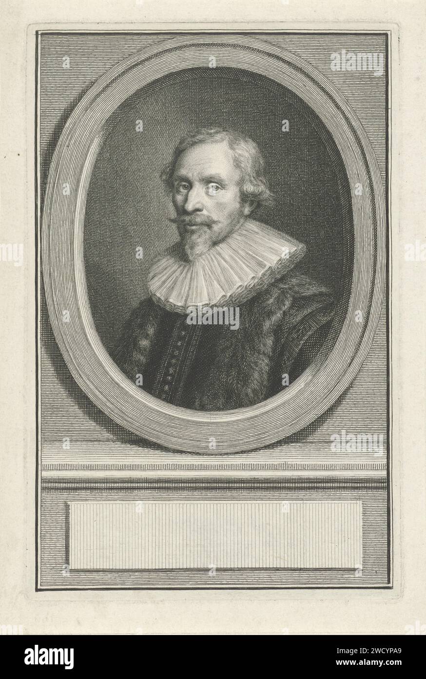 Portrait of Jacob Cats, Jacob Houbraken, after Michiel Jansz van ...
