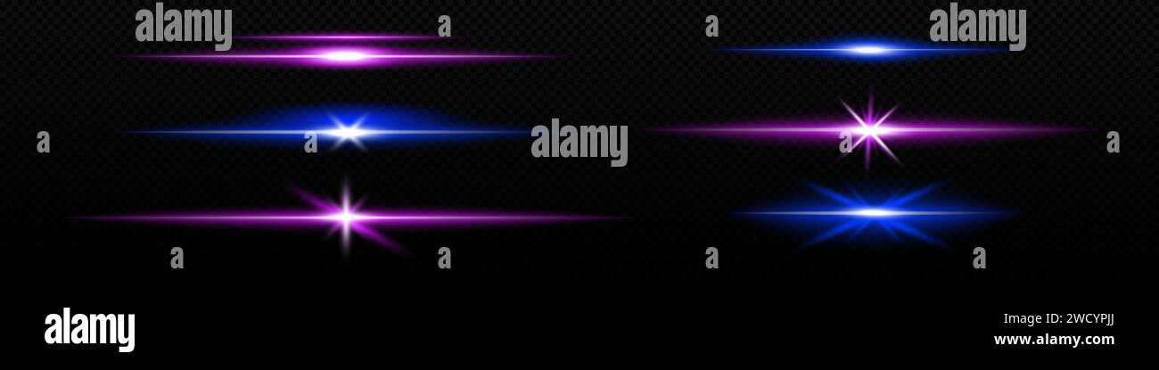 Neon flash glowing purple line. Neon strip beam Stock Vector Image ...