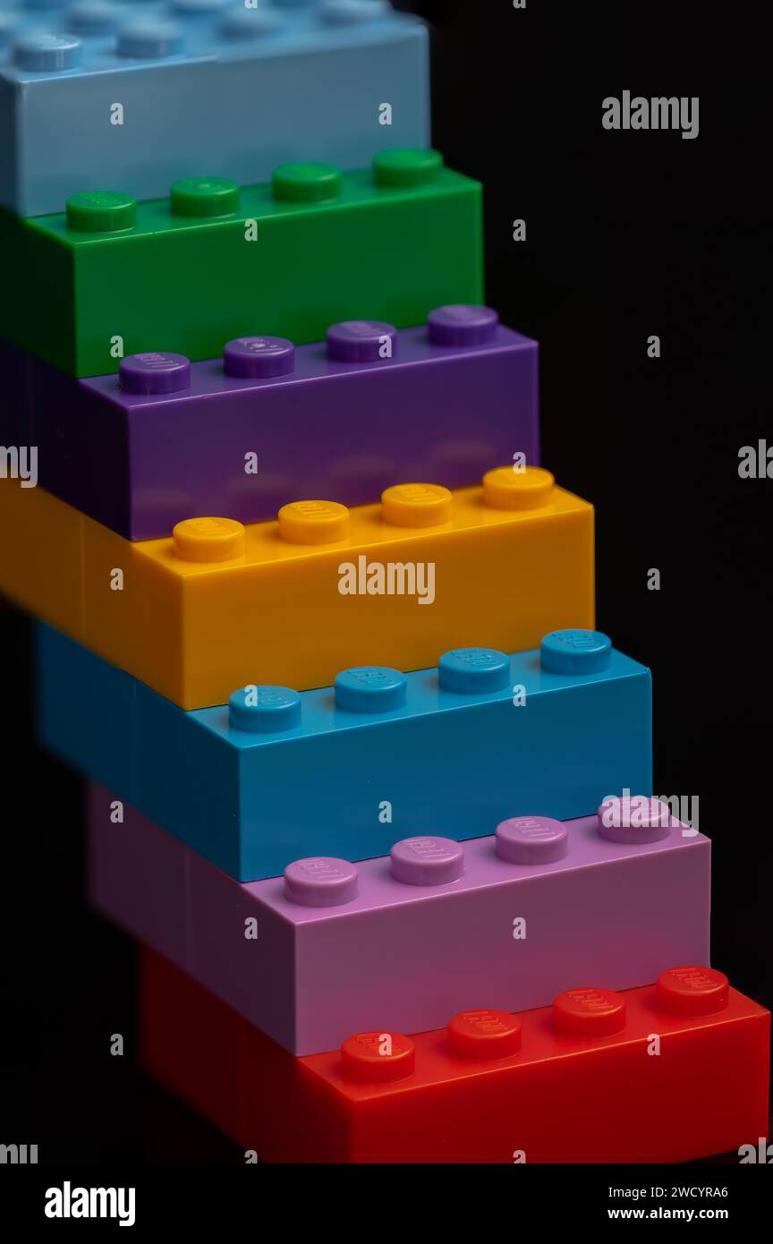 Purple lego hi-res stock photography and images - Alamy