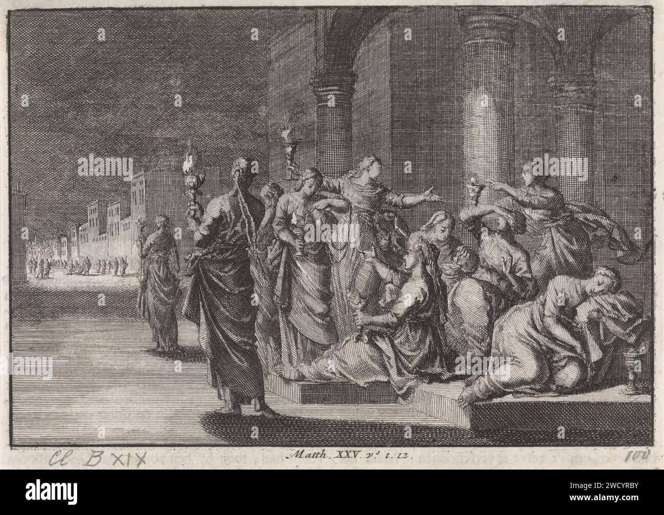 Parable of the five wise and the five foolish virgins, Jan Luyken, 1703 ...