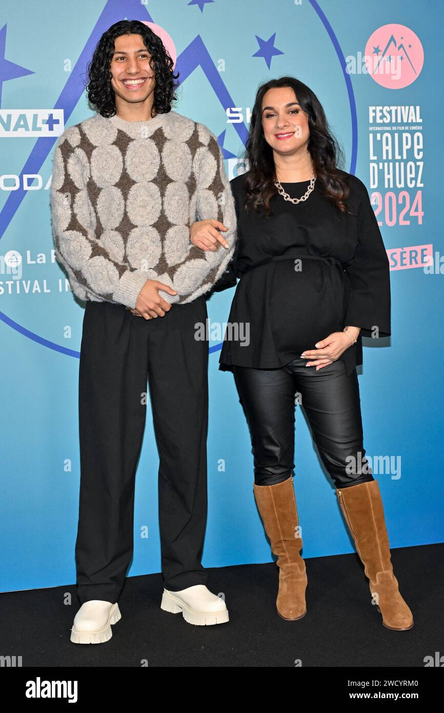 Abdallah Charki, Adila Bendimerad attending the screening of the movie ...