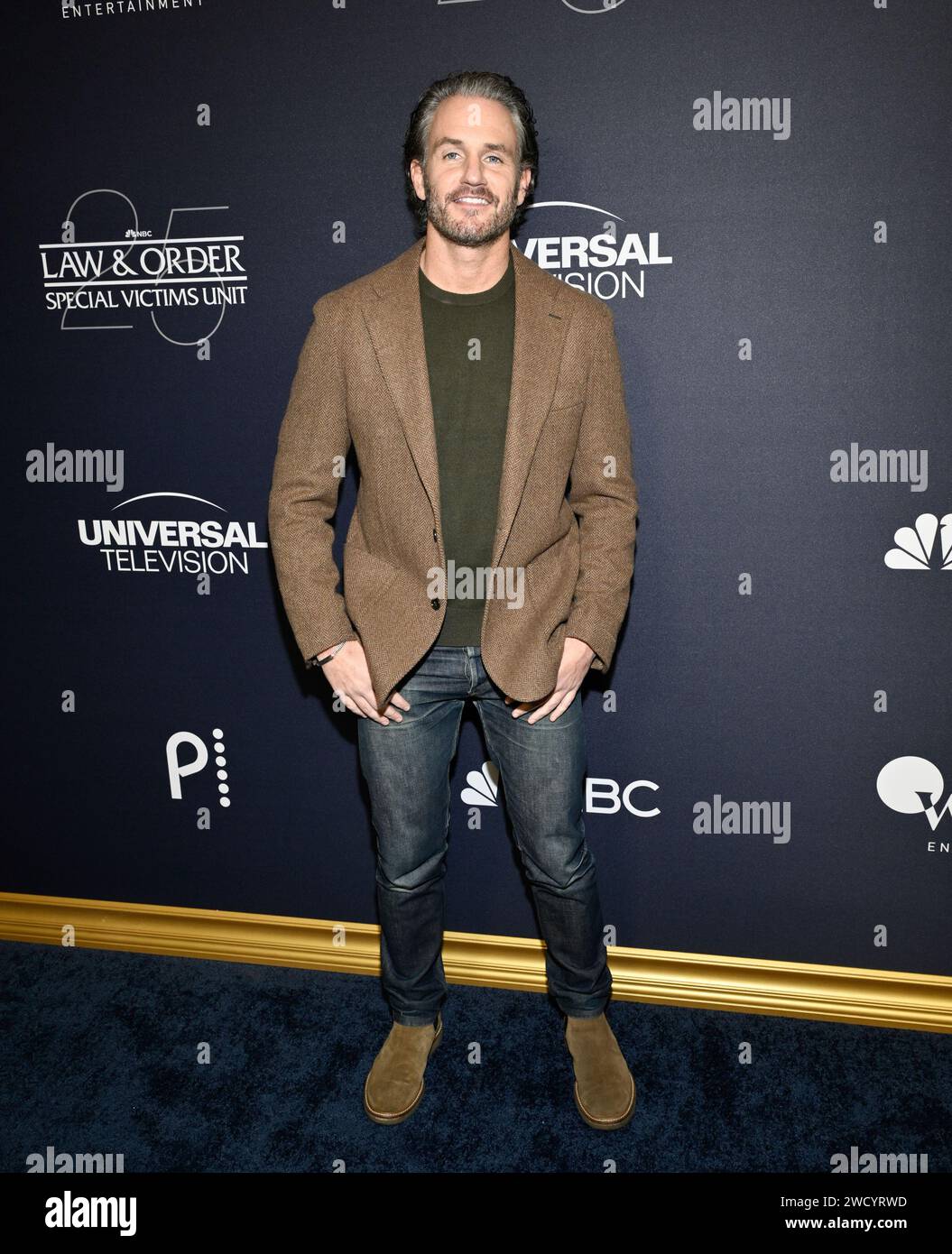 Kevin Kane attends the "Law & Order: SVU" 25th anniversary celebration ...