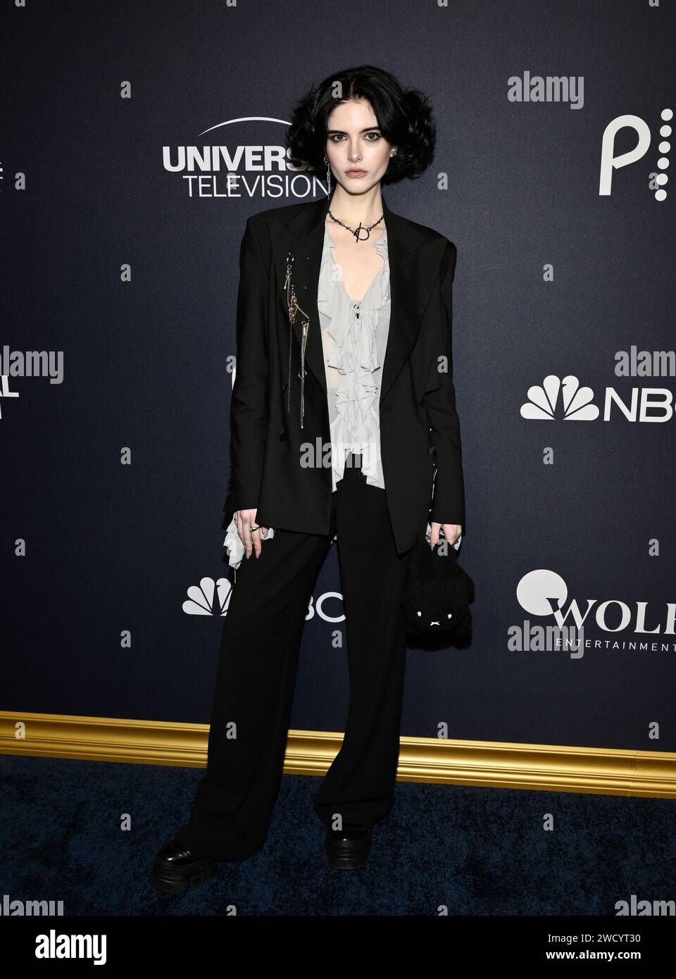 Ainsley Seiger attends the "Law & Order: SVU" 25th anniversary ...