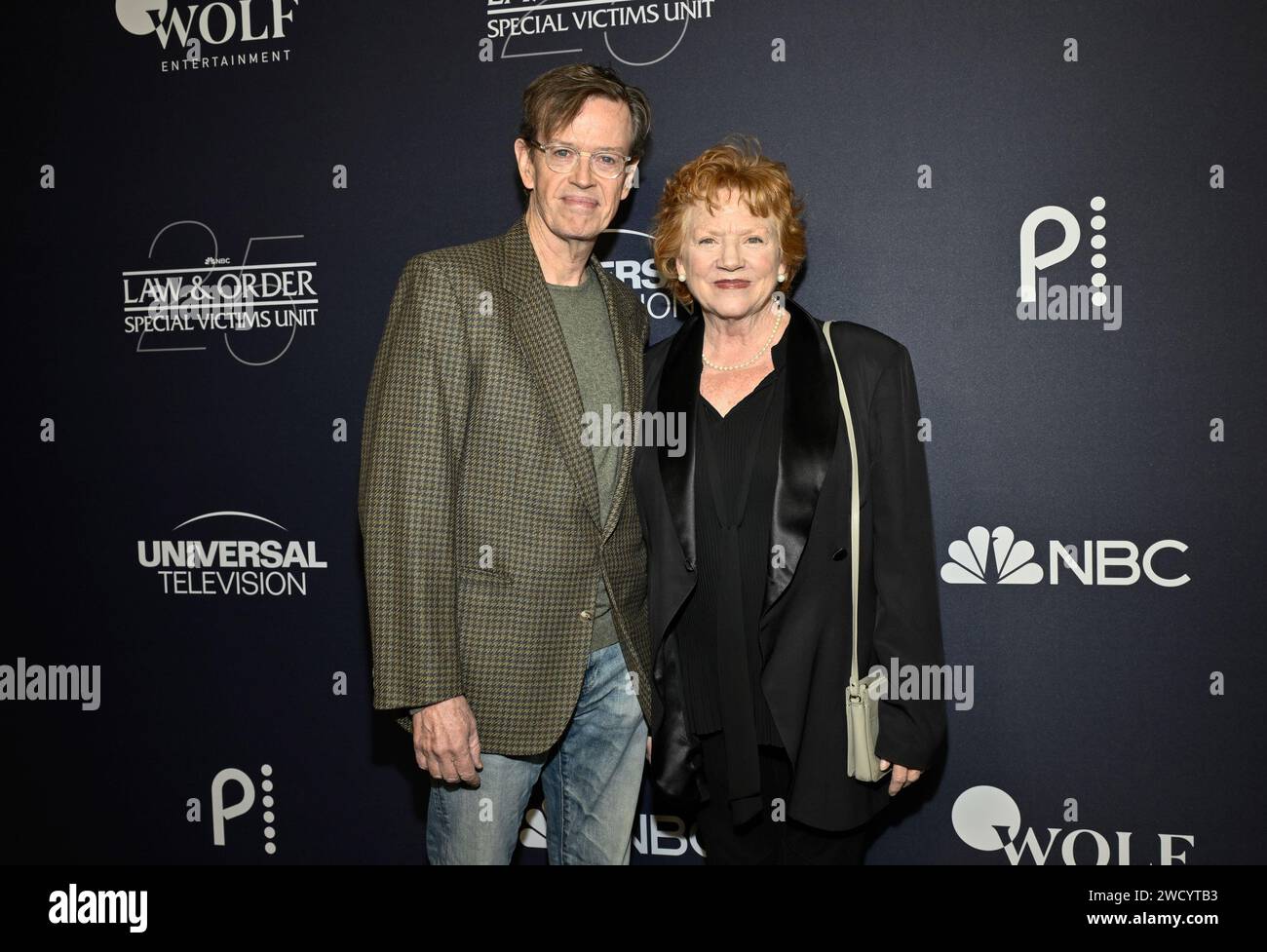 Dylan Baker, left, and Becky Ann Baker attend the "Law & Order: SVU ...