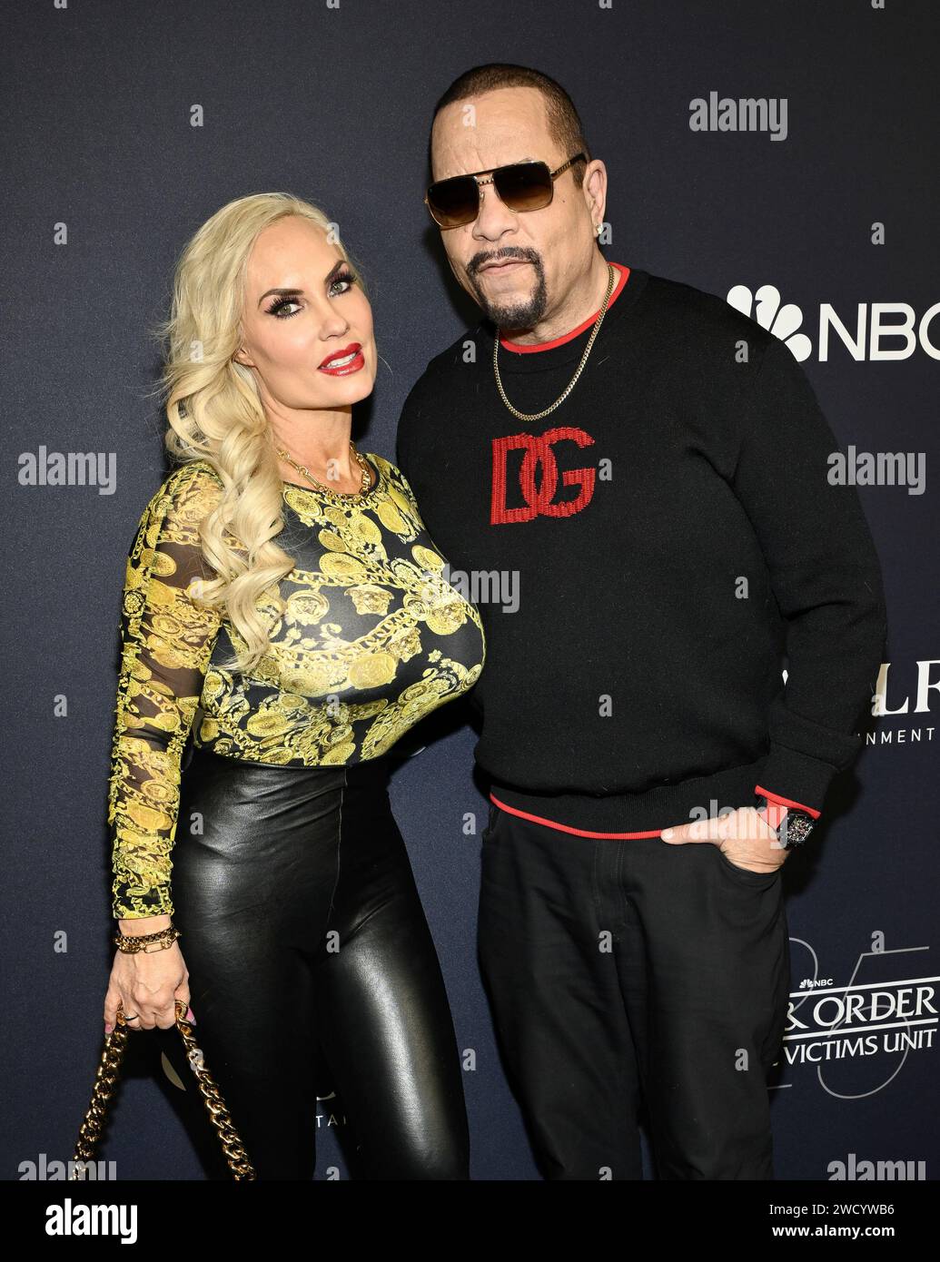 Nicole "Coco" Austin, left, and Ice-T attend the "Law & Order: SVU ...
