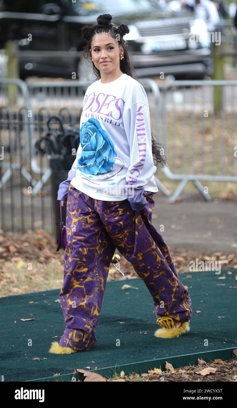 Photo Must Be Credited ©Alpha Press 078237 18/09/2023 Mabel McVey LFW ...