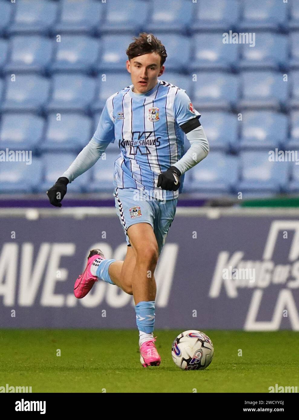 Coventry City's Aidan Dausch during the FA Youth Cup fourth round match ...