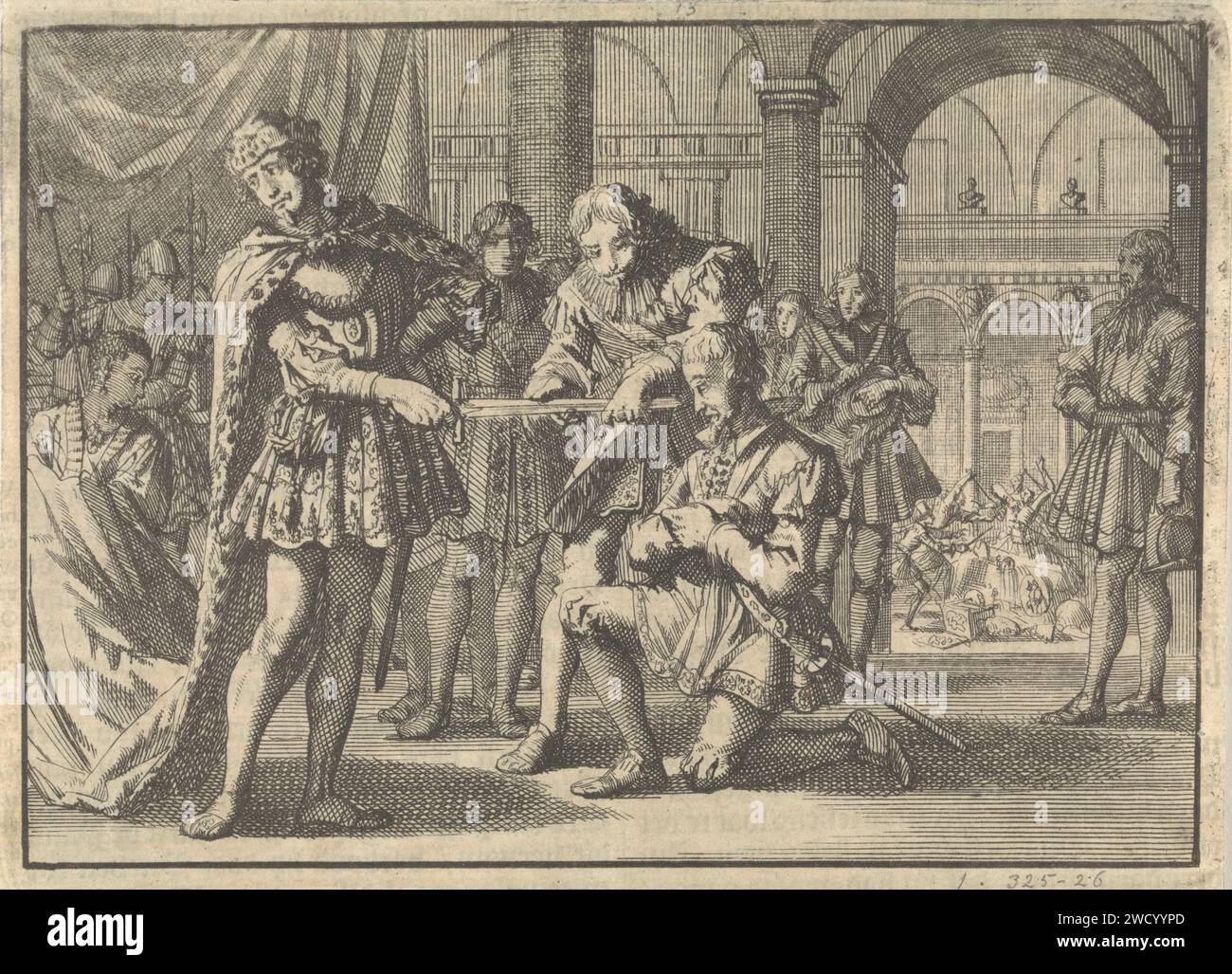 Frees of Jacobus I, King of England, for a sword in knighting Kenelm ...