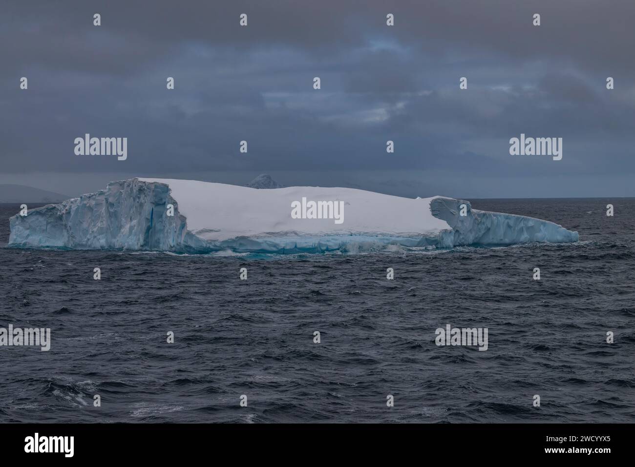Icebergs Brialmont Cove, Antarctica, Antarctic peninsula, numerous ...