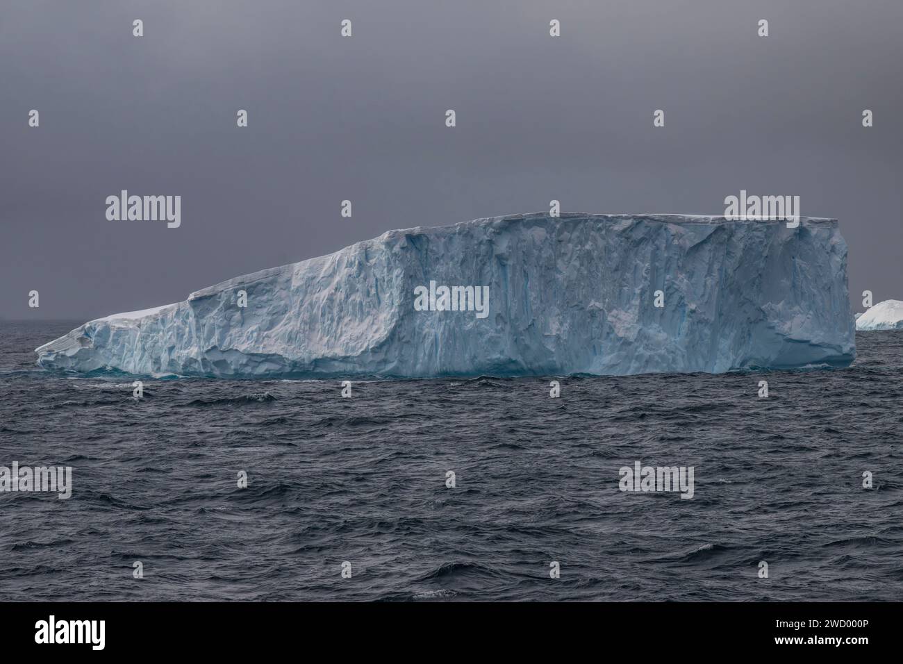 Icebergs Brialmont Cove, Antarctica, Antarctic peninsula, numerous ...