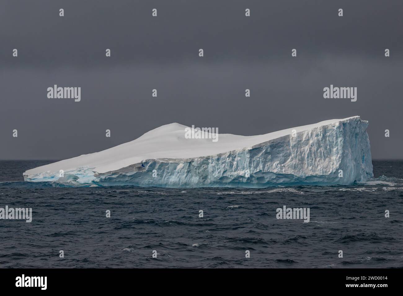 Icebergs Brialmont Cove, Antarctica, Antarctic peninsula, numerous ...