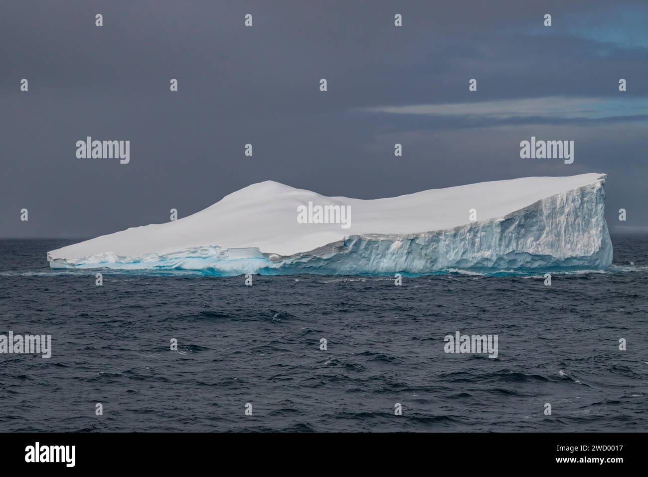 Icebergs Brialmont Cove, Antarctica, Antarctic peninsula, numerous ...