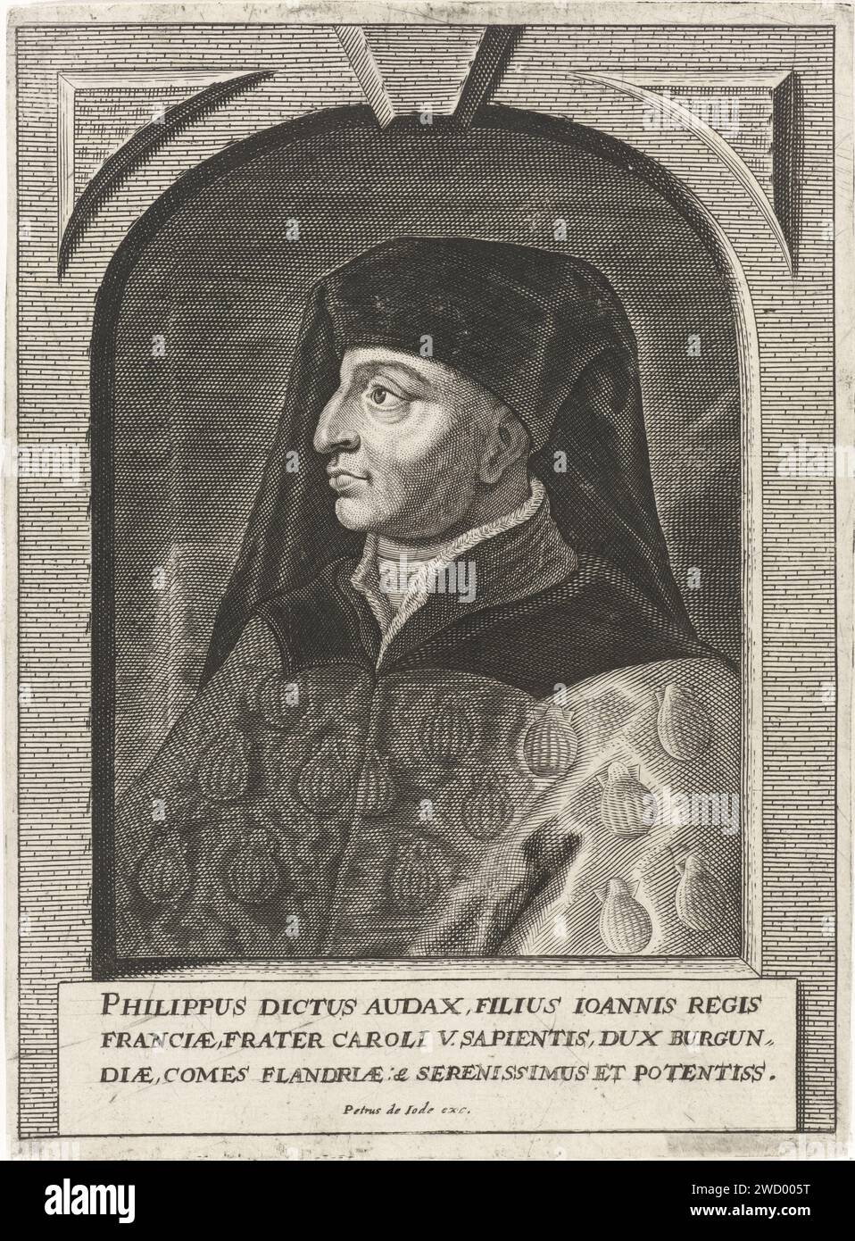 Portrait of Philip II de Bold, Pieter de Jode (II), 1628 - 1670 print ...