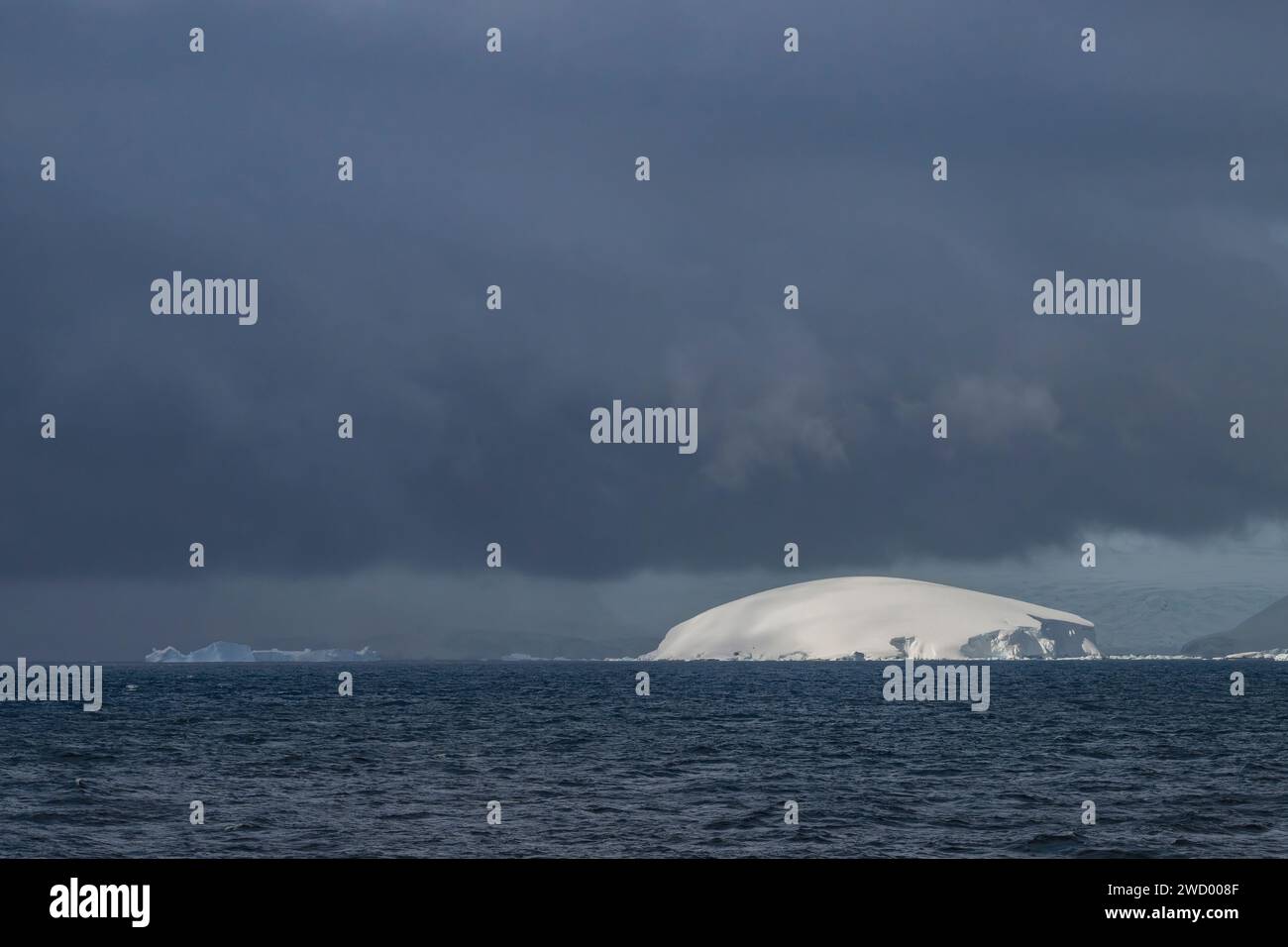 Icebergs Brialmont Cove, Antarctica, Antarctic peninsula, numerous ...