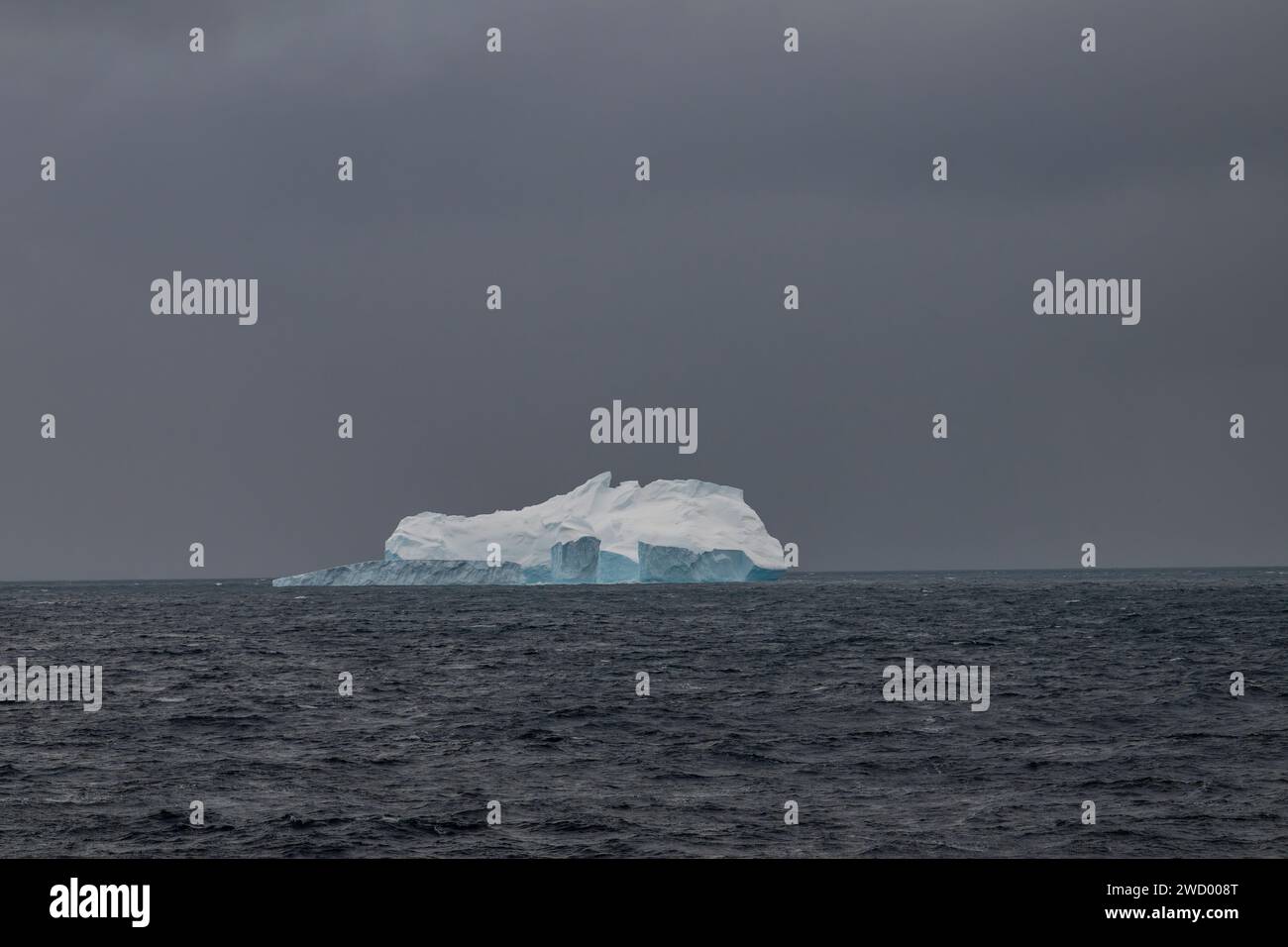 Icebergs Brialmont Cove, Antarctica, Antarctic peninsula, numerous ...