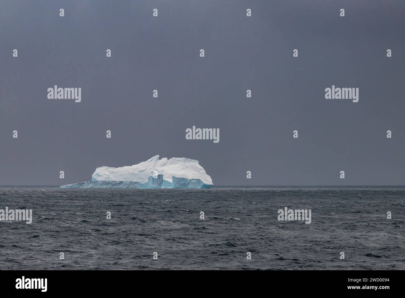 Icebergs Brialmont Cove, Antarctica, Antarctic peninsula, numerous ...