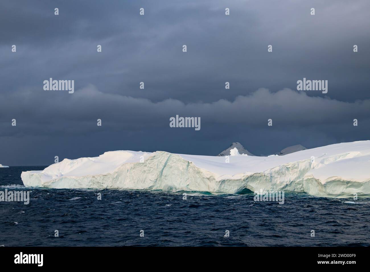 Icebergs Brialmont Cove, Antarctica, Antarctic peninsula, numerous ...