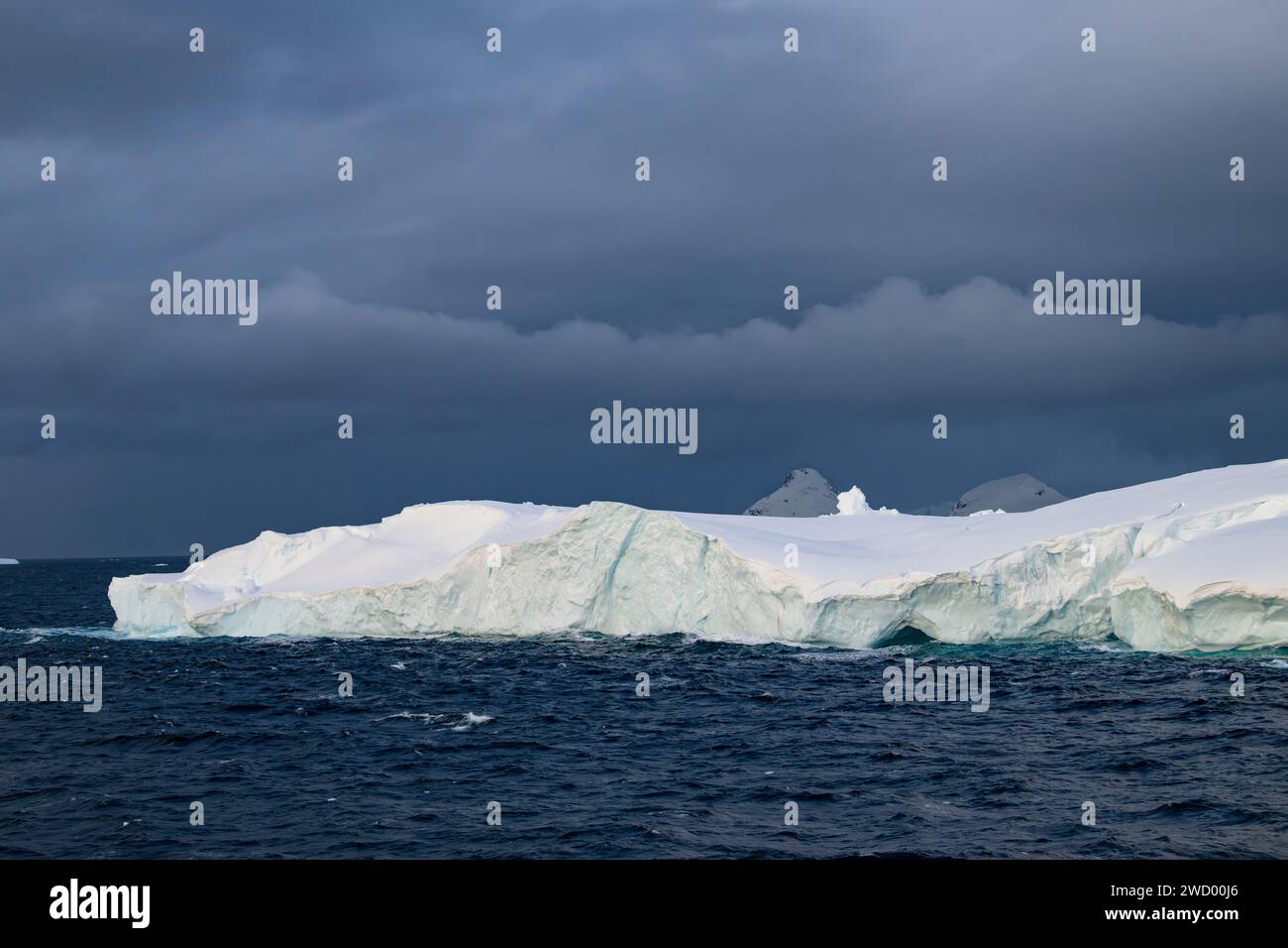 Icebergs Brialmont Cove, Antarctica, Antarctic peninsula, numerous ...