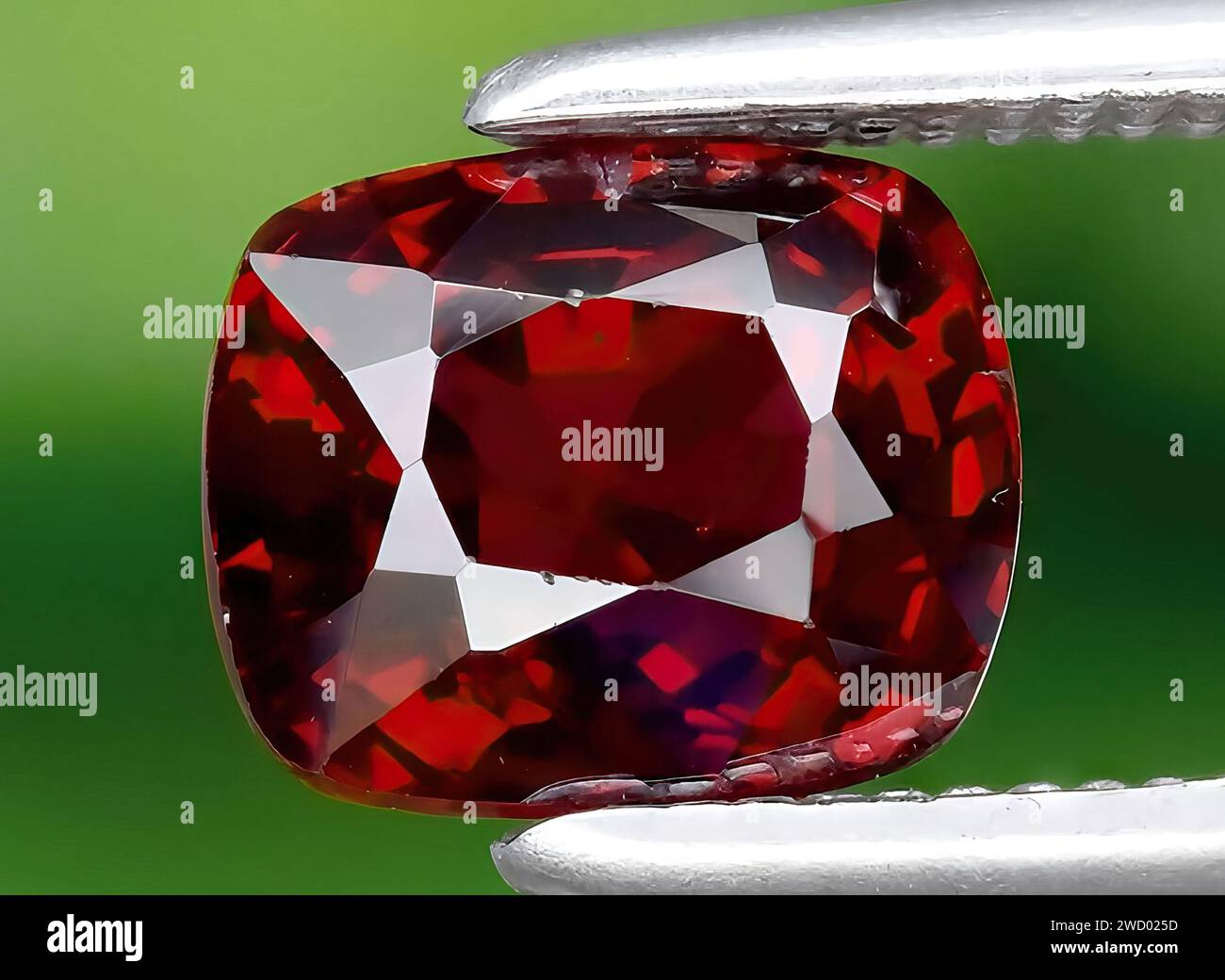 natural red spinel gem on background Stock Photo - Alamy