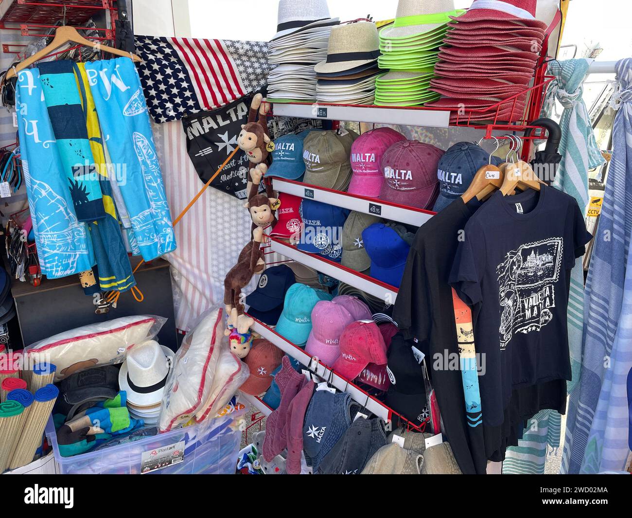 MALTA Tourist merchandise Photo: Tony Gale Stock Photo - Alamy