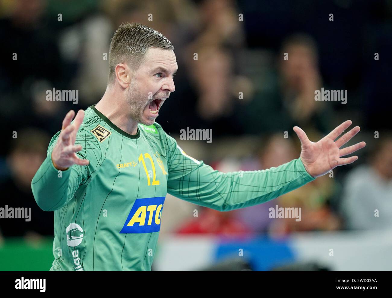 Hamburg, Germany. 17th Jan, 2024. Handball: European Championship ...
