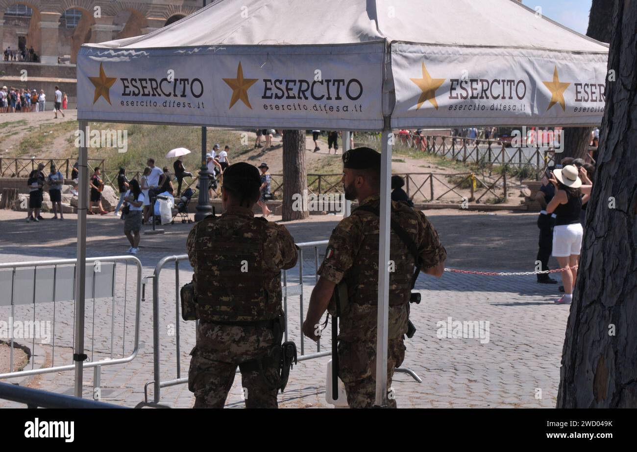 Rome / Italy 16.uly 2019/ Italian security police or forece station at ...