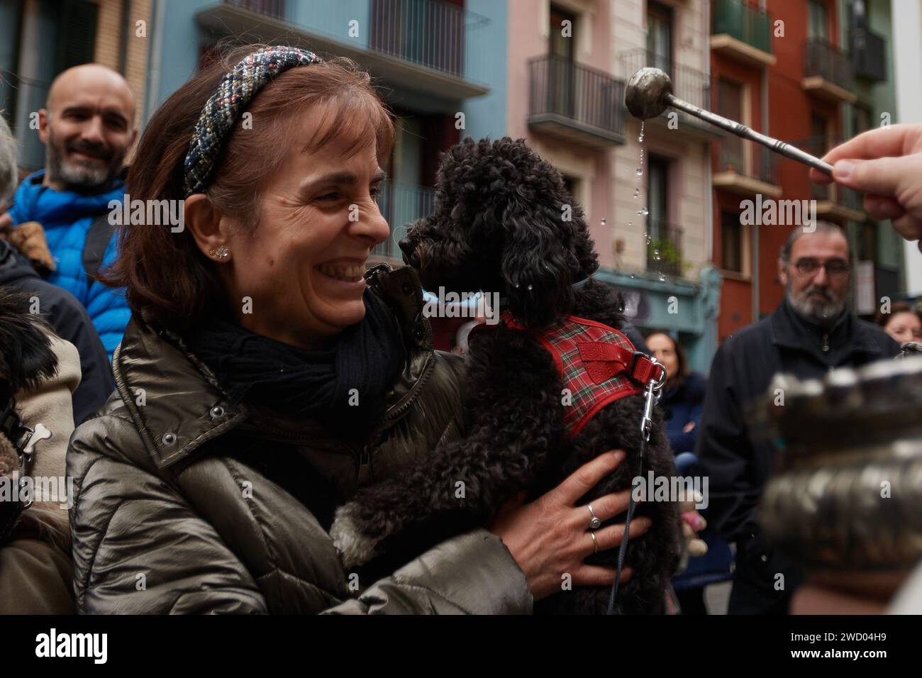 Pamplona, Spain. 17th Jan, 2024. Cesar Magaña, military priest of the ...
