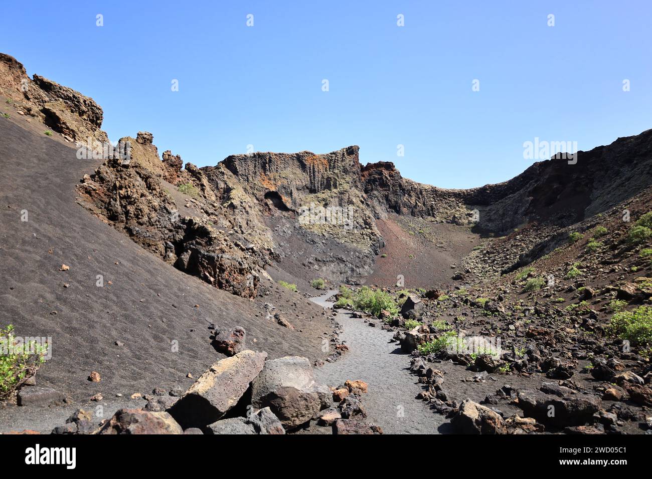 Caldera del Cuervo, is a volcano located on the island of Lanzarote, in ...