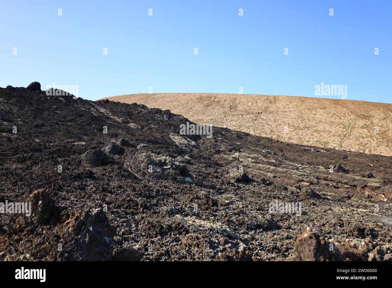 Caldera Blanca is a volcano located on the island of Lanzarote, in the ...