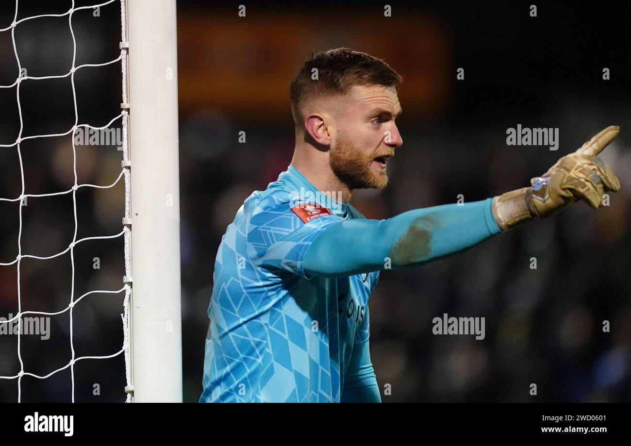 Norwich City goalkeeper George Long during the Emirates FA Cup Third ...